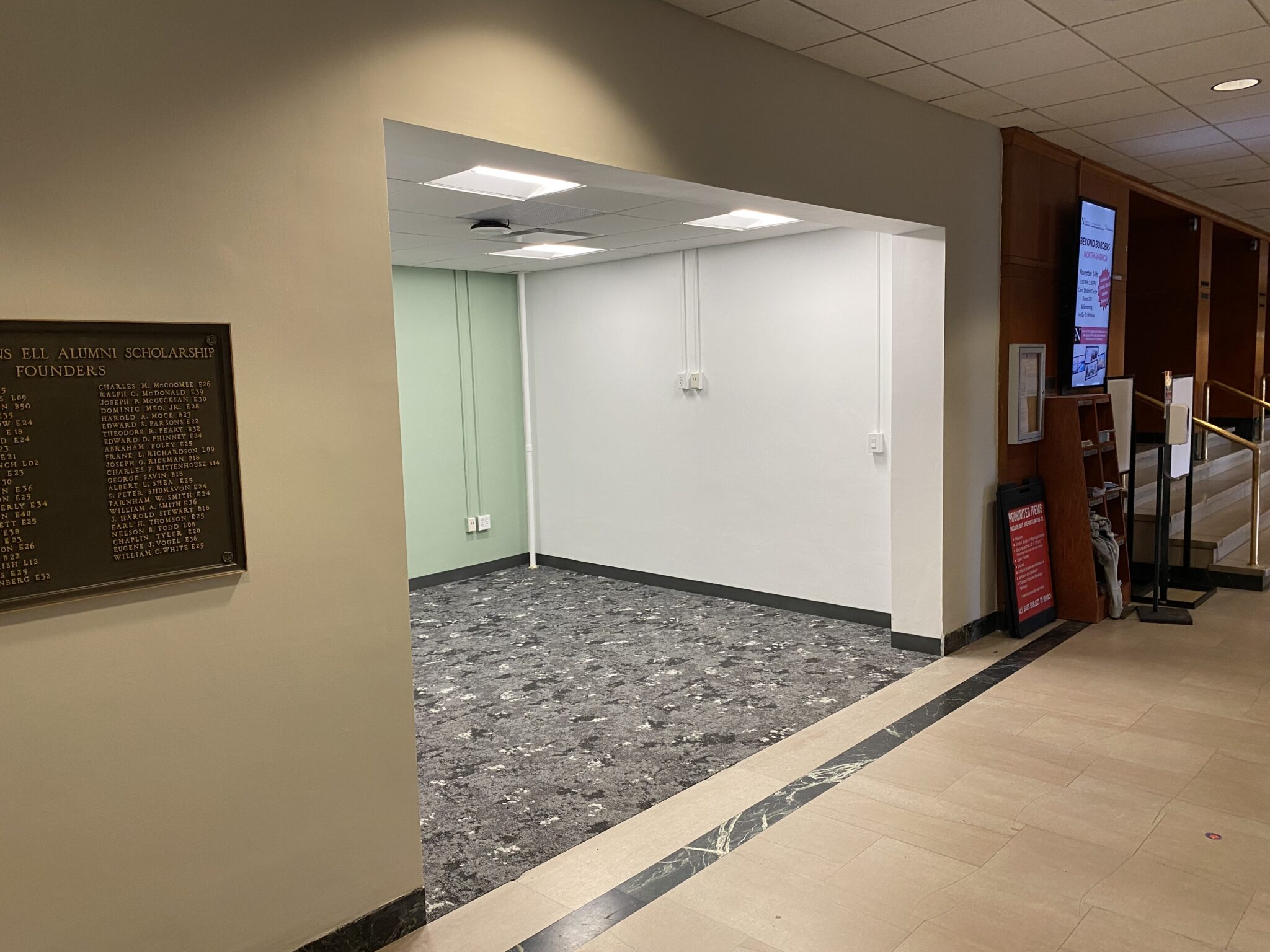 Northeastern University Ell Ticket Hall - Bald Hill Builders